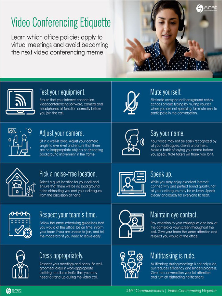 Video-Conferencing-Etiquette | PDF