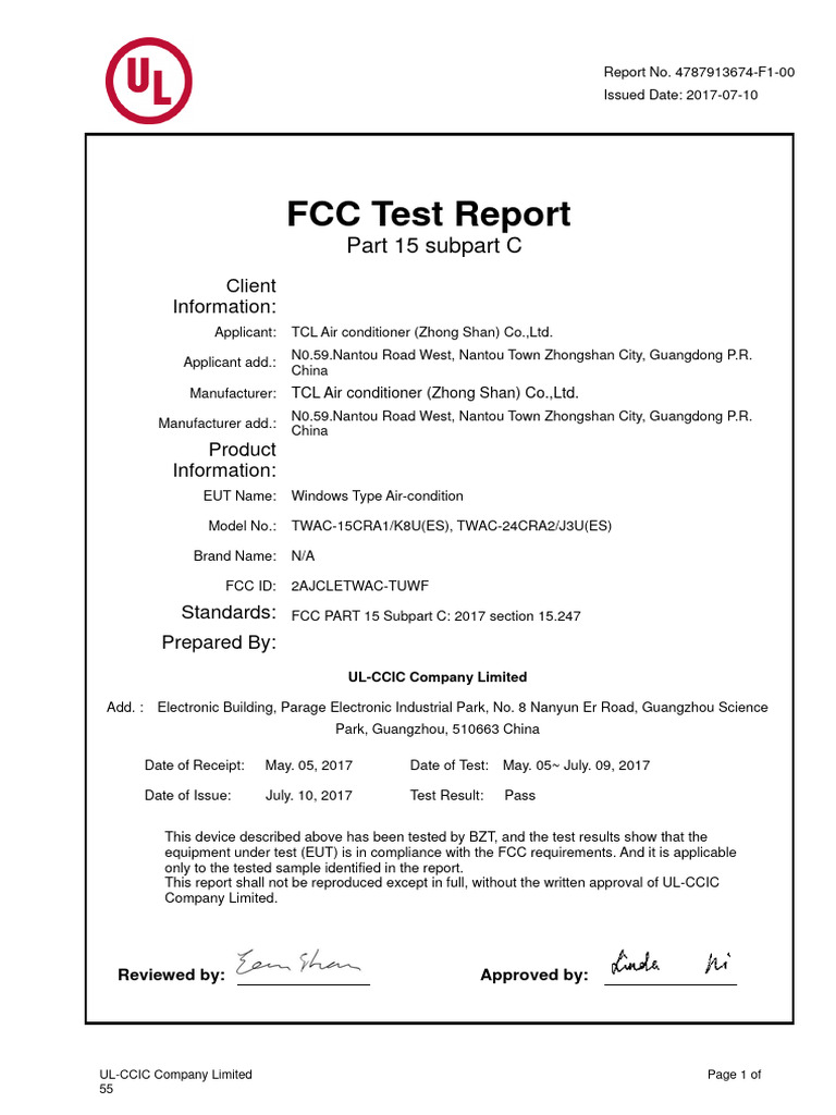 Test Report Windows Type | Download Free PDF | Antenna (Radio) | Decibel