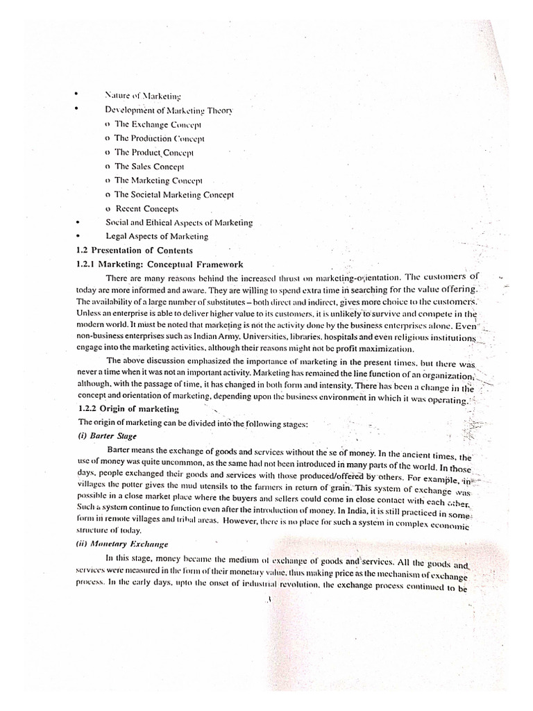 Marketing Notes | PDF