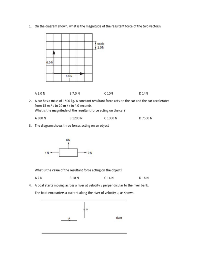 Physics Igcse 3 | PDF | Force | Velocity