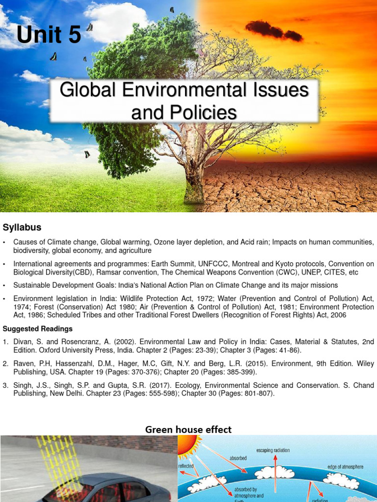 Chapter 5 Sem 3 | PDF | Kyoto Protocol | United Nations Framework ...