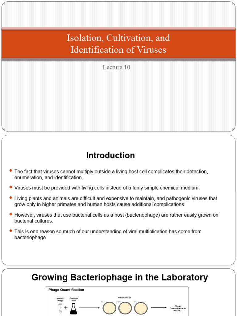 MCB 101 Lecture 10 (Revised) - Isolation Cultivation and Identification ...