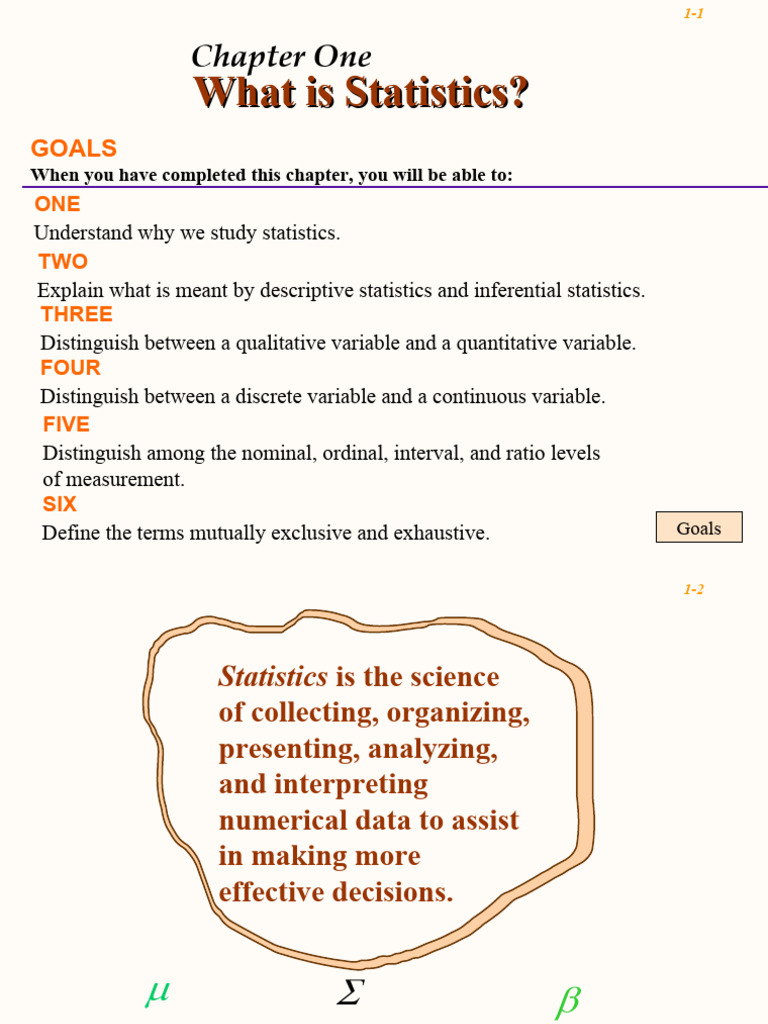 Introduction to Statistics Concepts | PDF | Mean | Statistics