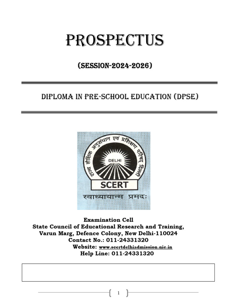 Delhi DPSE Admission 2024 Notificaiton | PDF | University And College ...