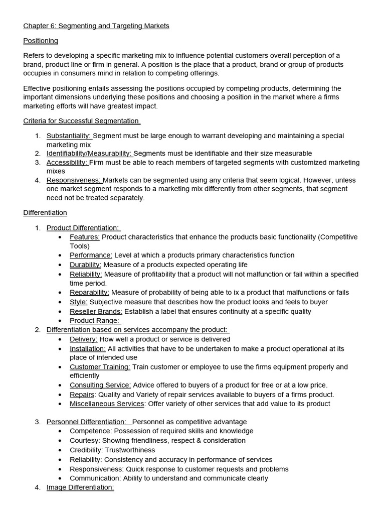 Marketing Chapter 6 Pdf Product Business Marketing