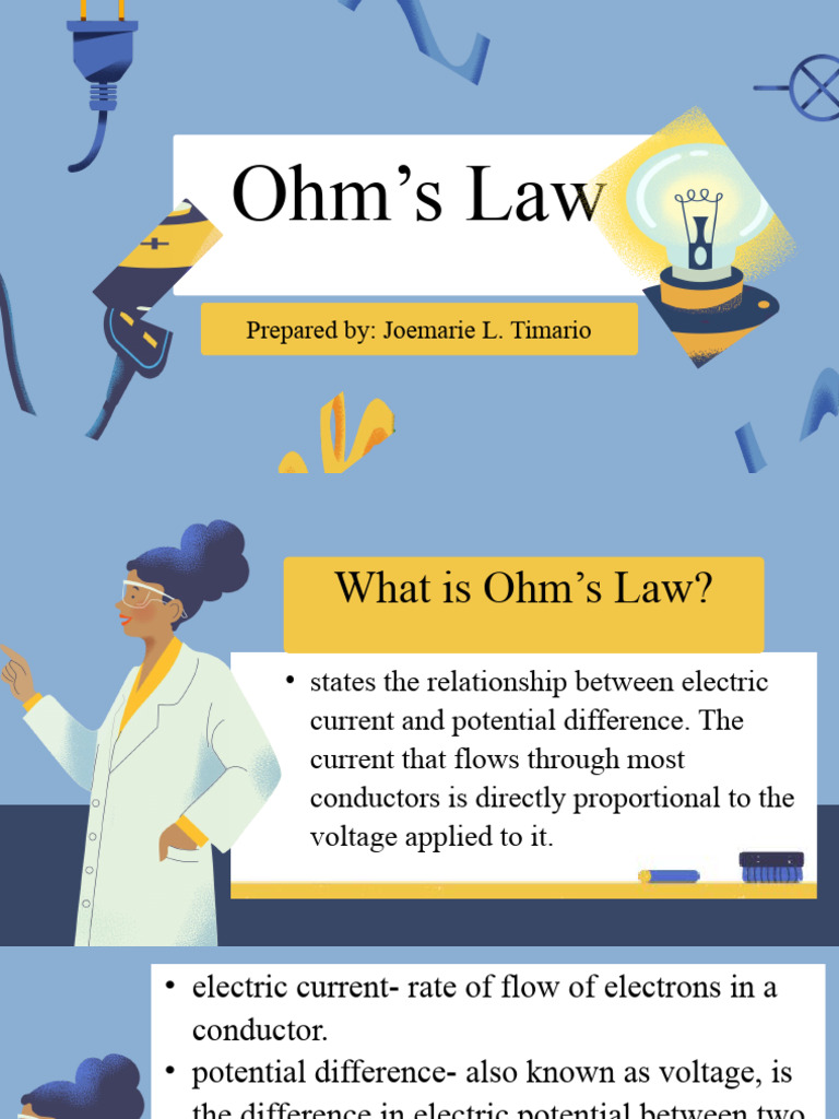 Ohms Law | PDF | Electrical Resistance And Conductance | Electrical ...