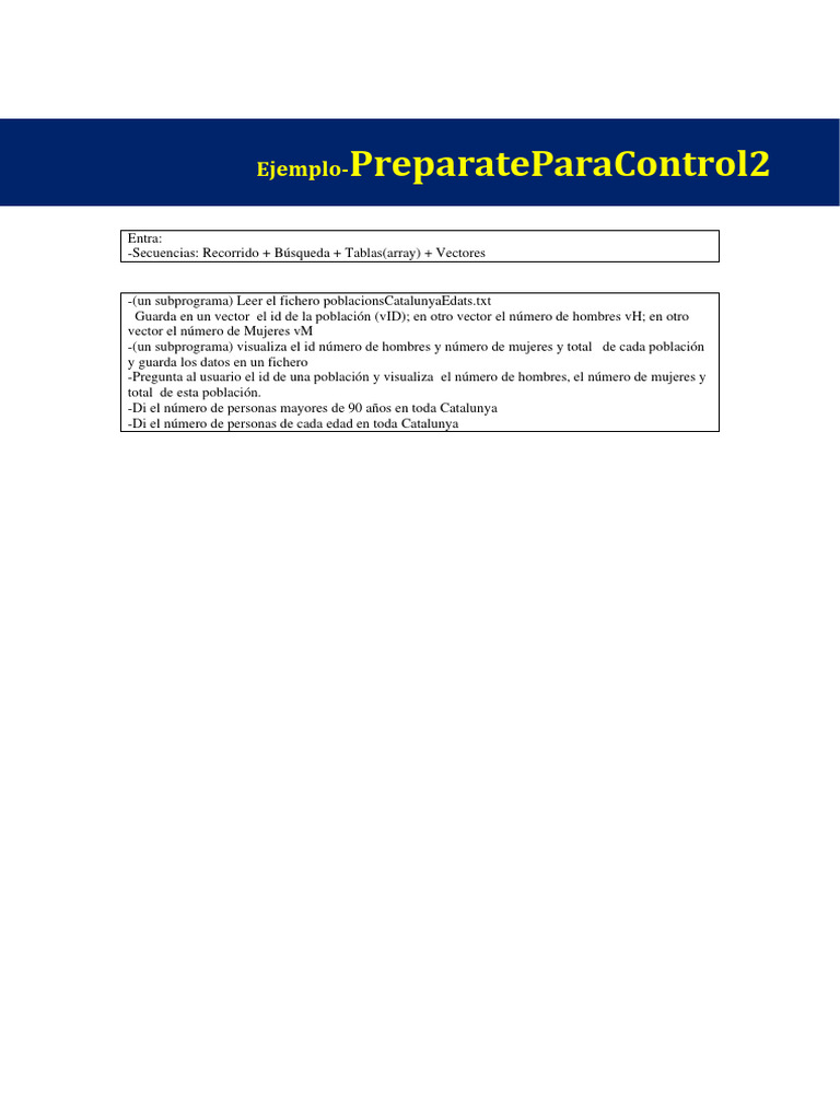 Control 2 | PDF