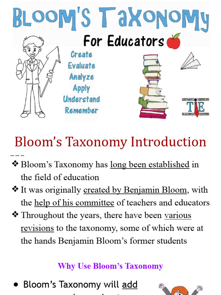 Blooms Taxonomy | PDF | Learning | Cognition