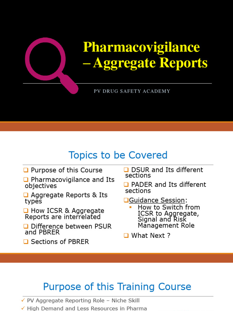 Pharmacovigilance Aggregate Reports | PDF | Pharmacovigilance ...