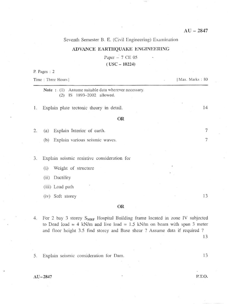 Civil Advance Earthquake Engineering | PDF | Natural Events | Natural ...