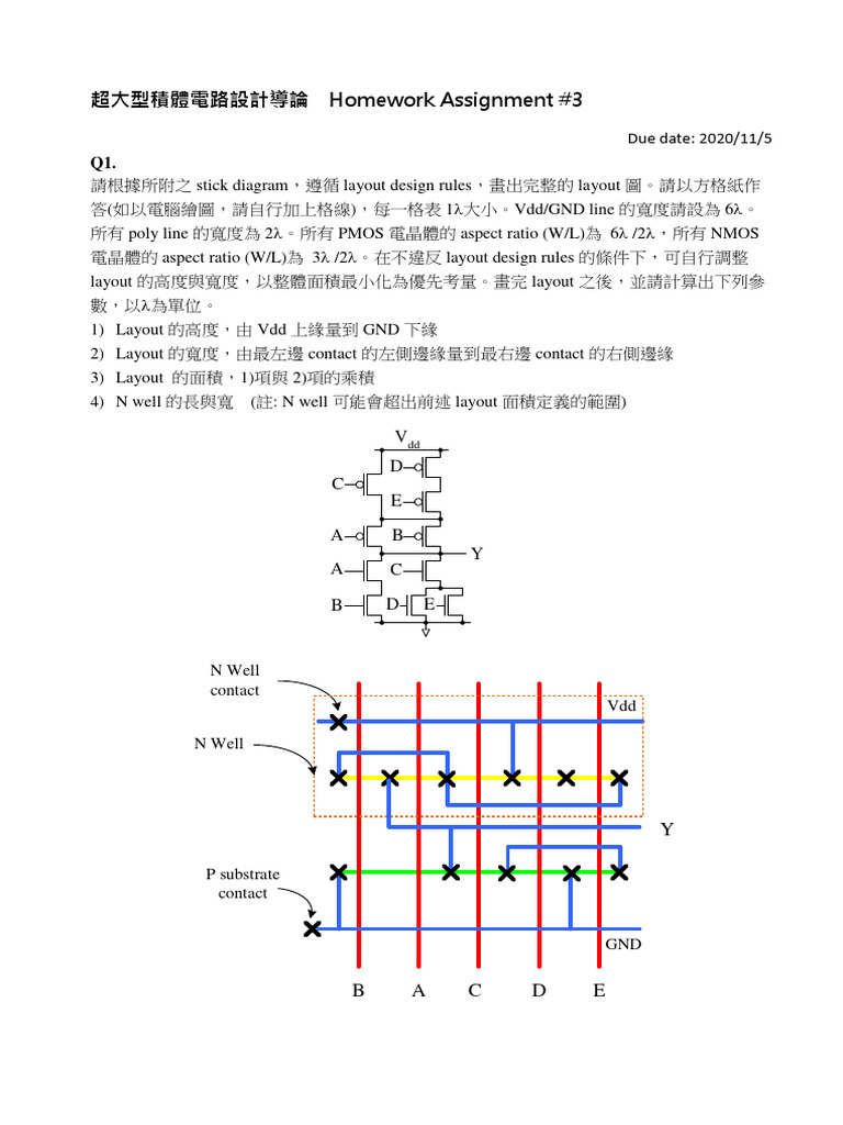 VLSI Homework Assignment 3 | PDF