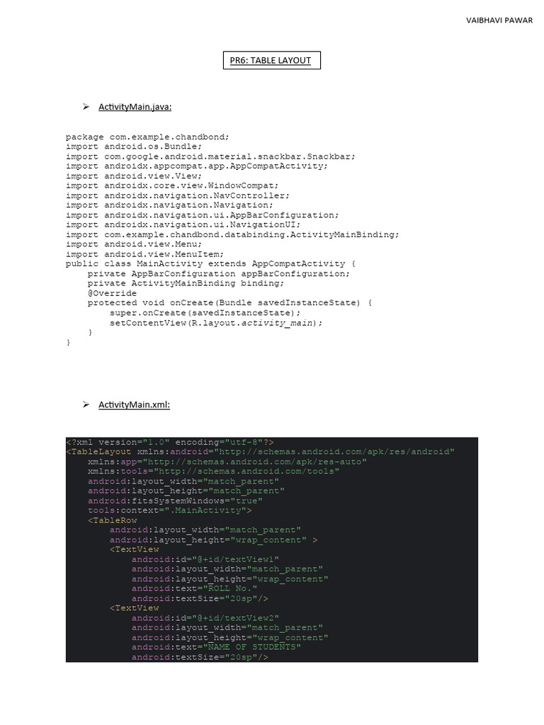 PR6 Tablelayout | Download Free PDF | System Software | Alphabet Inc.