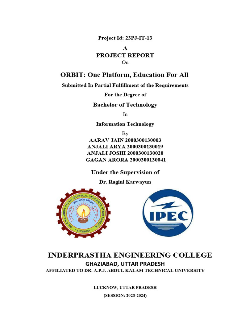 Orbit Report | PDF | Mindset | Educational Technology