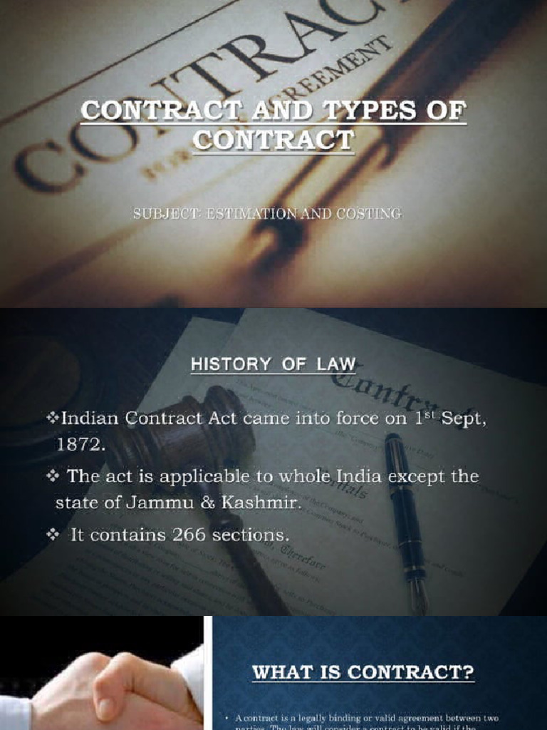 Contract & Types | PDF