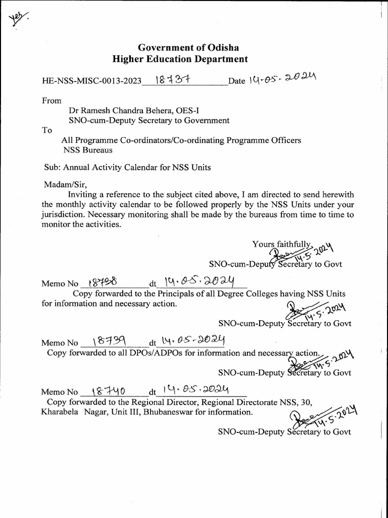 Annual Activity of NSS 2024 | PDF