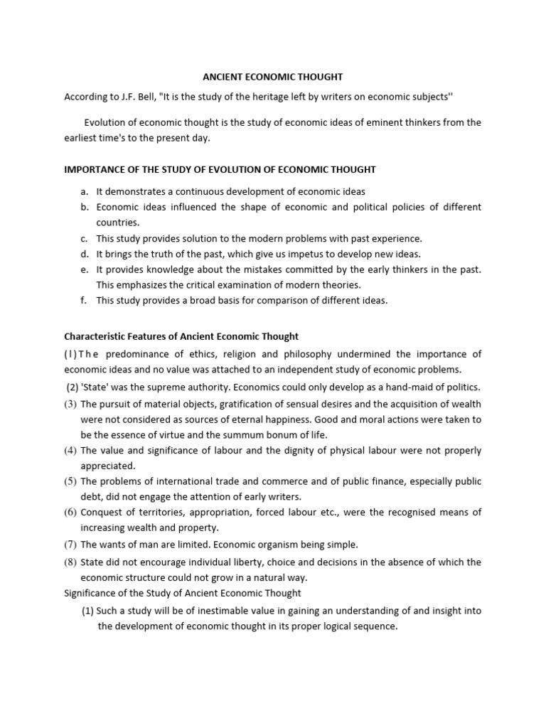 8836 - Ancient Economic Thought | PDF | Taxes | Money