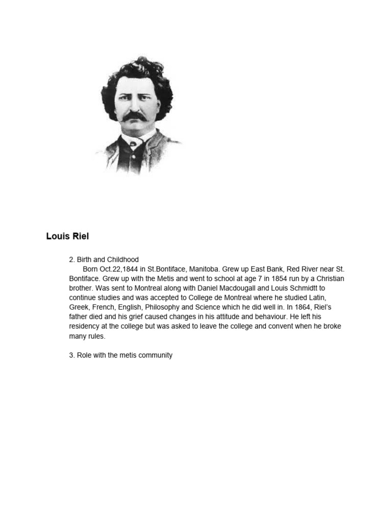 Louis Riel | PDF