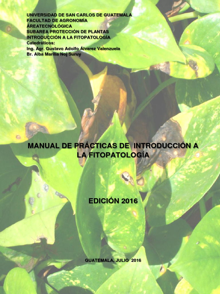 Instructivo de Laboratorio 2016 | PDF | Patologia de planta | Laboratorios