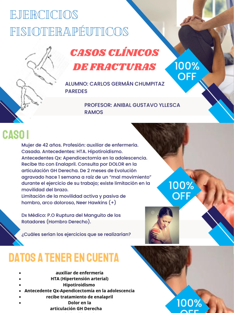 Casos Clinicos | PDF | Codo | Hombro