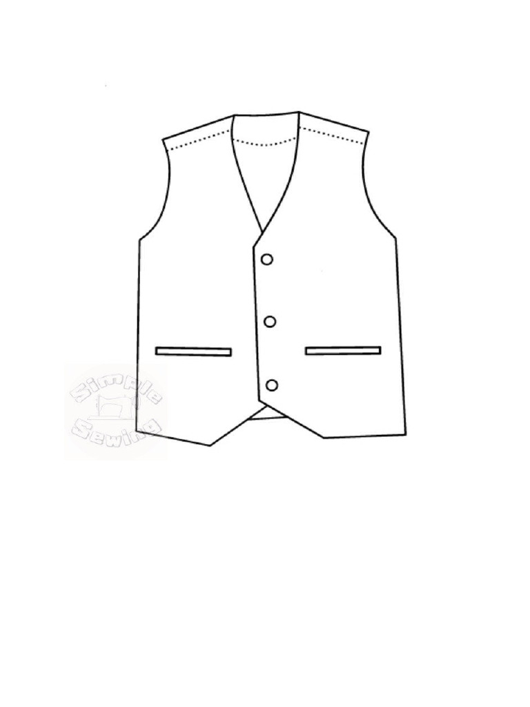 sketsa rompi anak tk | PDF