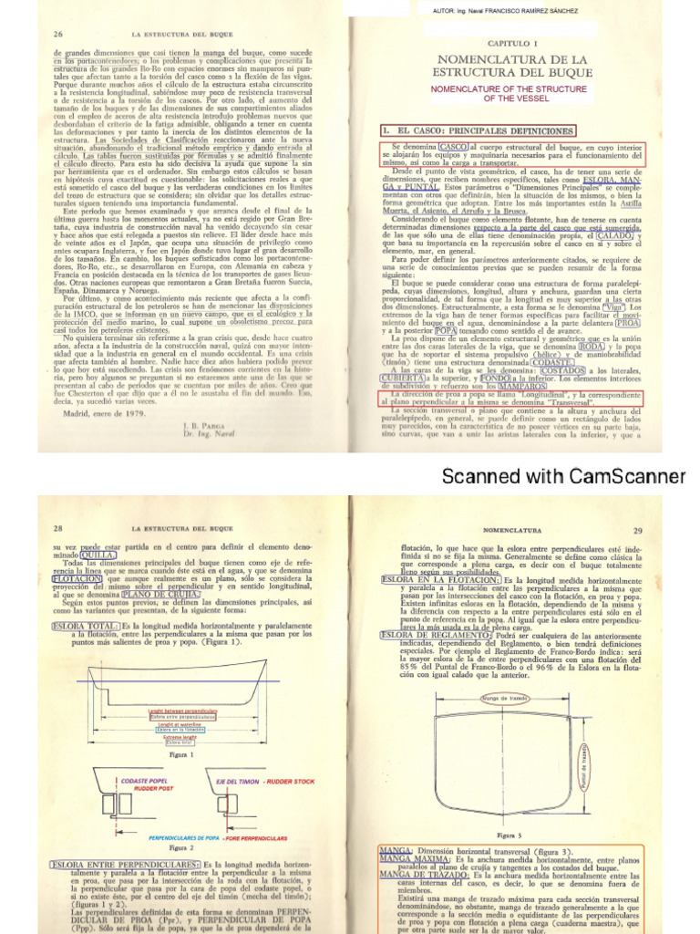 Nomenclatura Del Buque | PDF