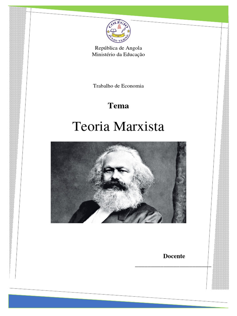 Teoria Marxista na Economia Moderna | PDF | Marxismo | Economia