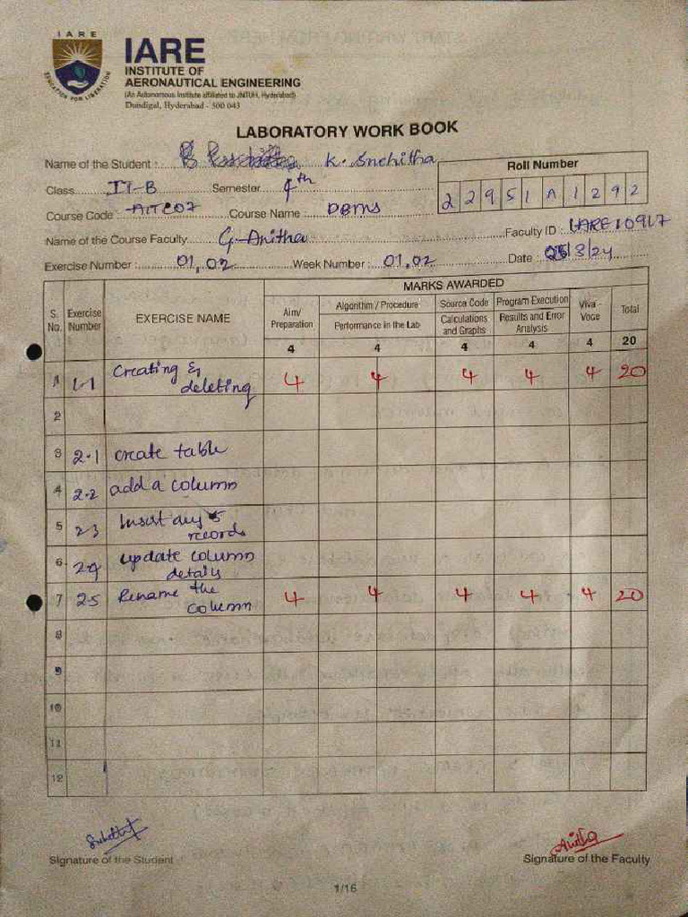 22951A1292 Week1 | PDF