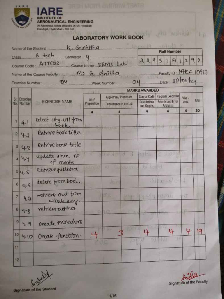 22951A1292 Week4 | PDF