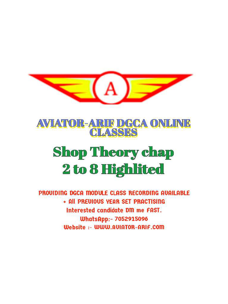 Shop Theory by Aviator-Arif - 240330 - 124356 | PDF | Machinist | Machining