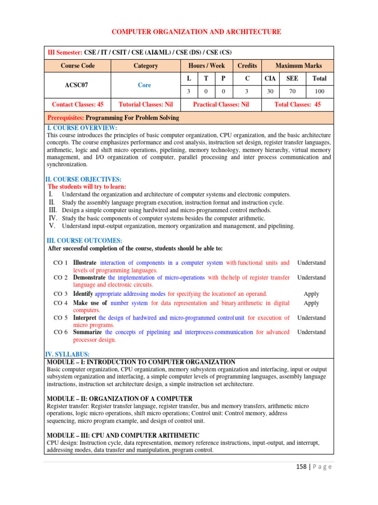 Computer_Organization_and_Architecture | Download Free PDF | Central Processing Unit | Input/Output