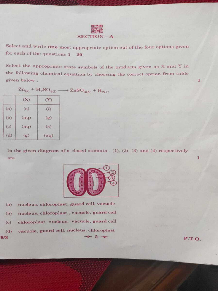 Science PYQ 2022-23 | PDF