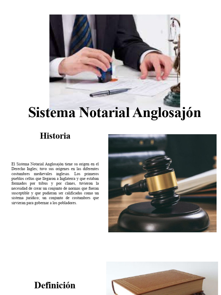 Sistema Notarial Anglosajón: Características y Origen | PDF | Ley común ...