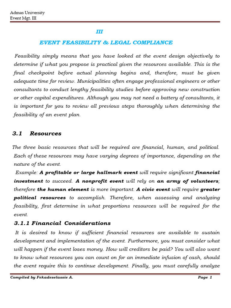 Three | PDF | Feasibility Study | Swot Analysis