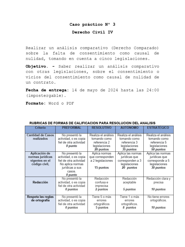 Caso Práctico #3 Análisis-contratos-UPDS | PDF | Justicia | Crimen y violencia