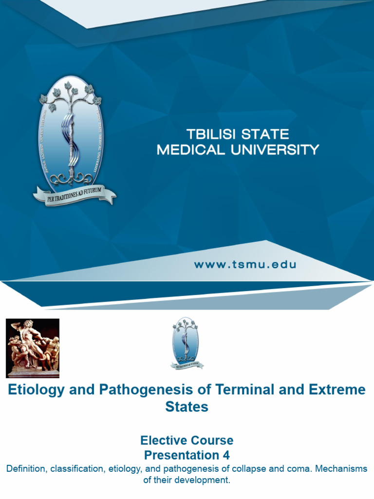 Terminal and Extreme States - Presentation 4 | PDF | Coma | Shock ...