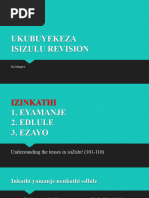 Isizulu Phonics Word Lists | PDF | Reading (Process) | Writing