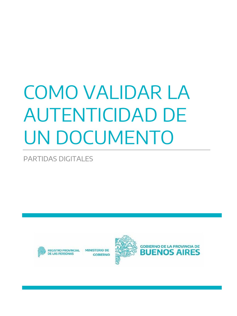 Como Validar Un Documento Gedo | PDF