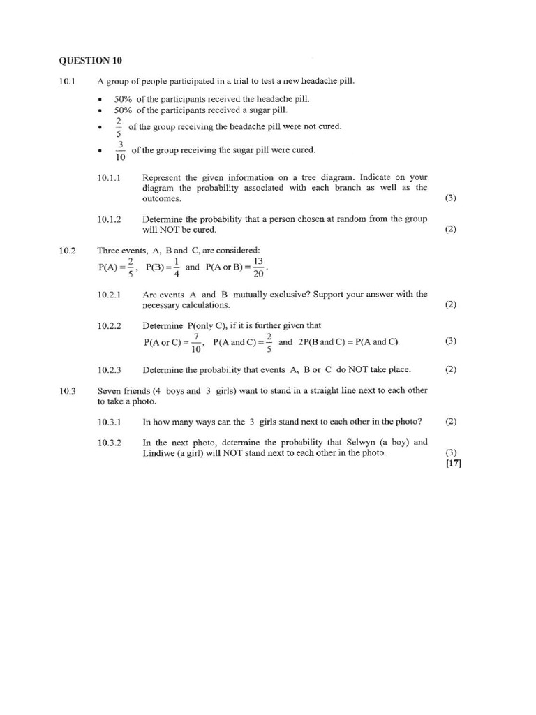 Maths Test 2 | PDF