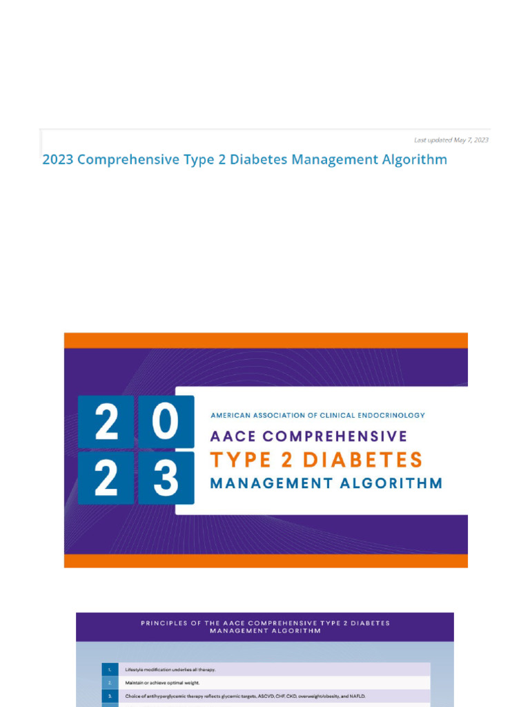 AACE 2023 DIABETES | PDF