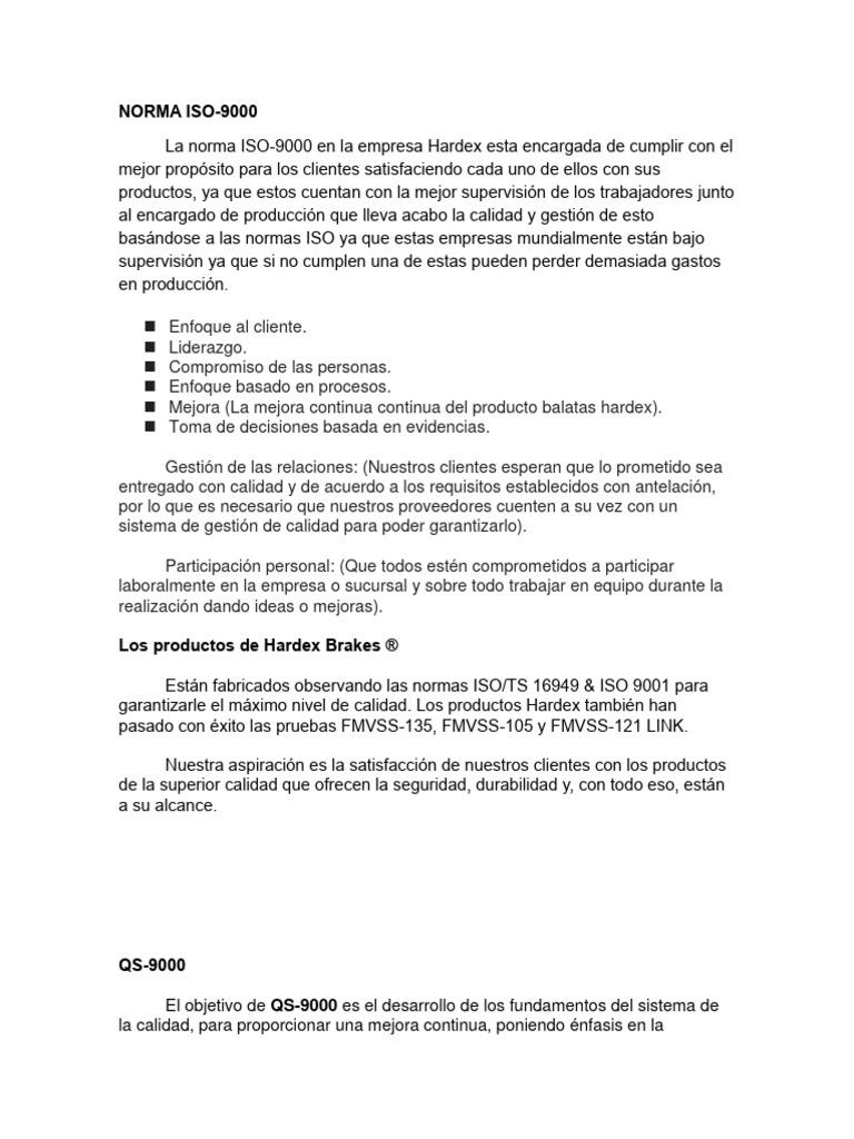 Norma Isoo | PDF | Calidad (comercial) | Iso 9000
