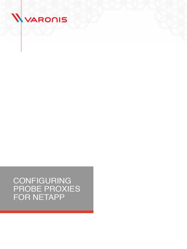 Configuring Probe Proxies For Netapp 10-18-2022 | PDF | Proxy Server ...