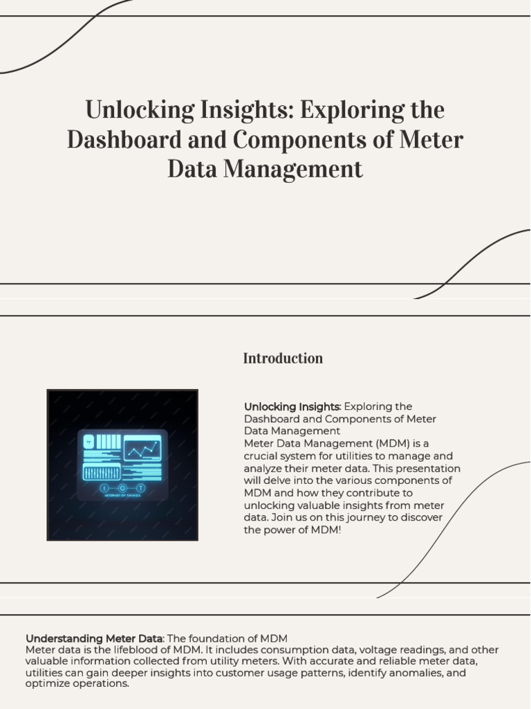 Wepik Unlocking Insights Exploring The Dashboard and Components of Meter Data Management ...