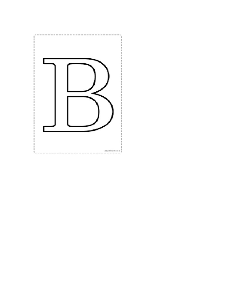 letra b | PDF