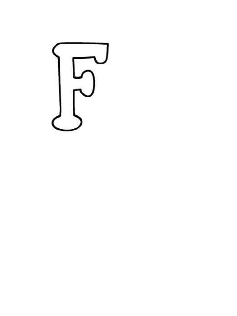 Letra F | PDF