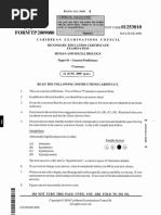 HSB Paper 1 Instructions and Sample Items | PDF | Tooth | Foods