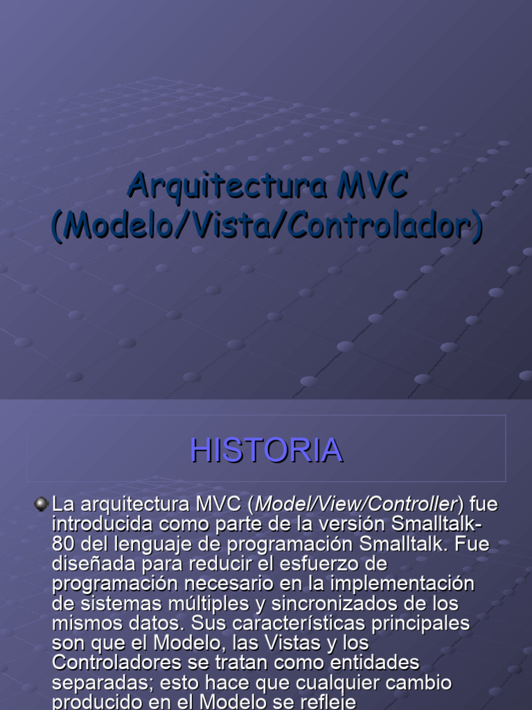 Arquitectura MVC (Modelo | PDF | Modelo – Vista – Controlador | Java ... Arquitectura MVC (Modelo | PDF | Modelo – Vista – Controlador | Java ...