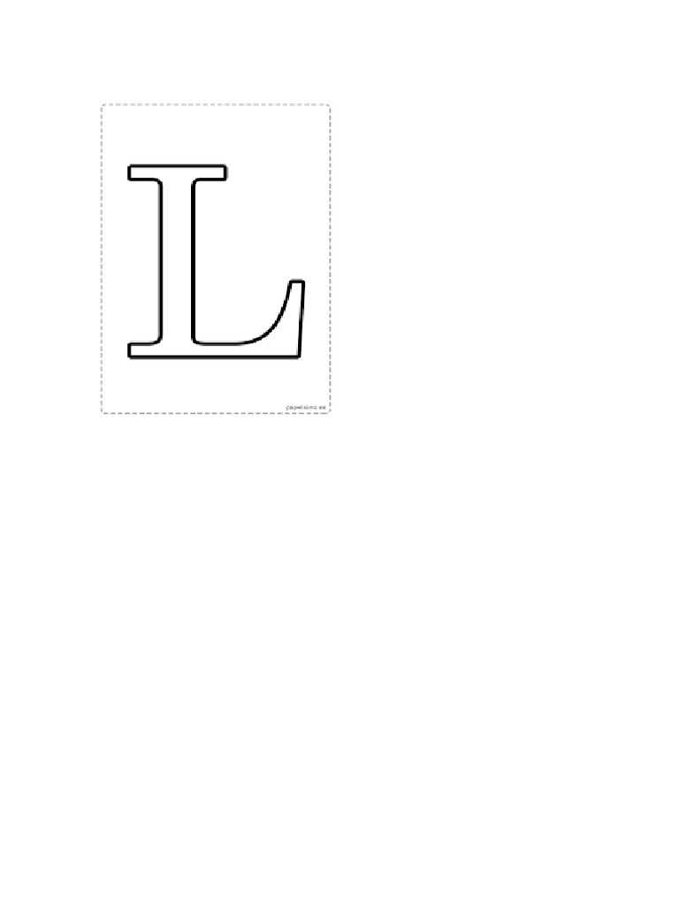letra l | PDF