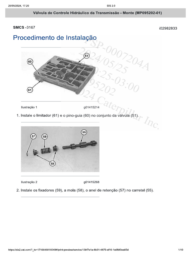 D11 KSN Válvula de Controle Hidráulico Da Transmissão - Monte | PDF