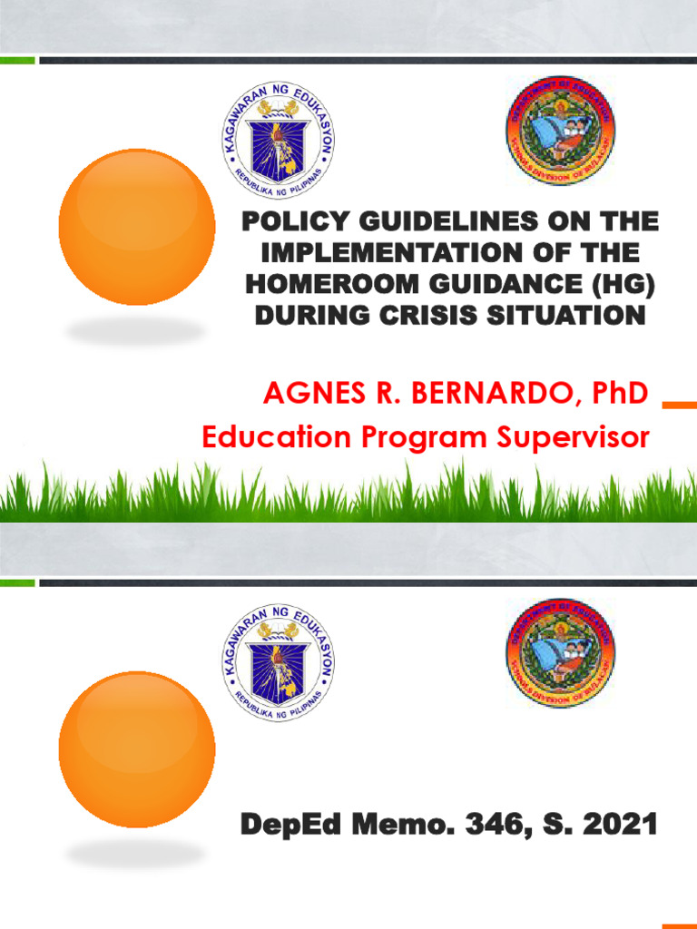 Homeroom Guidance Program 2021 2022 | PDF