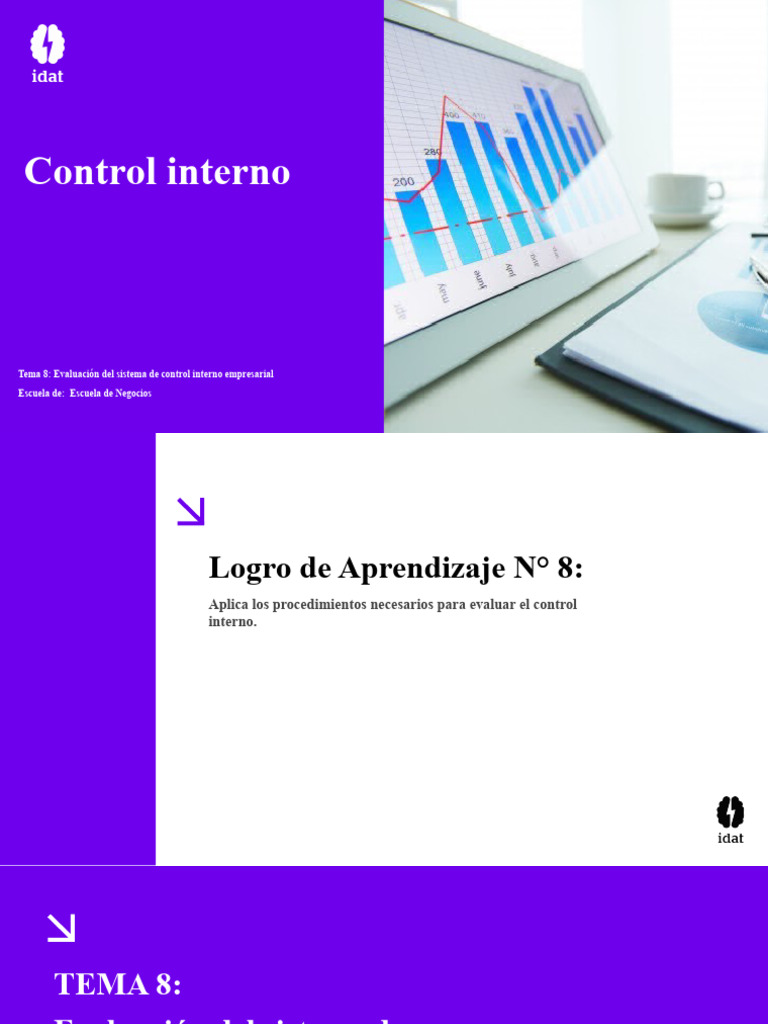 Tema 8 Control interno | PDF | Cuestionario | Evaluación